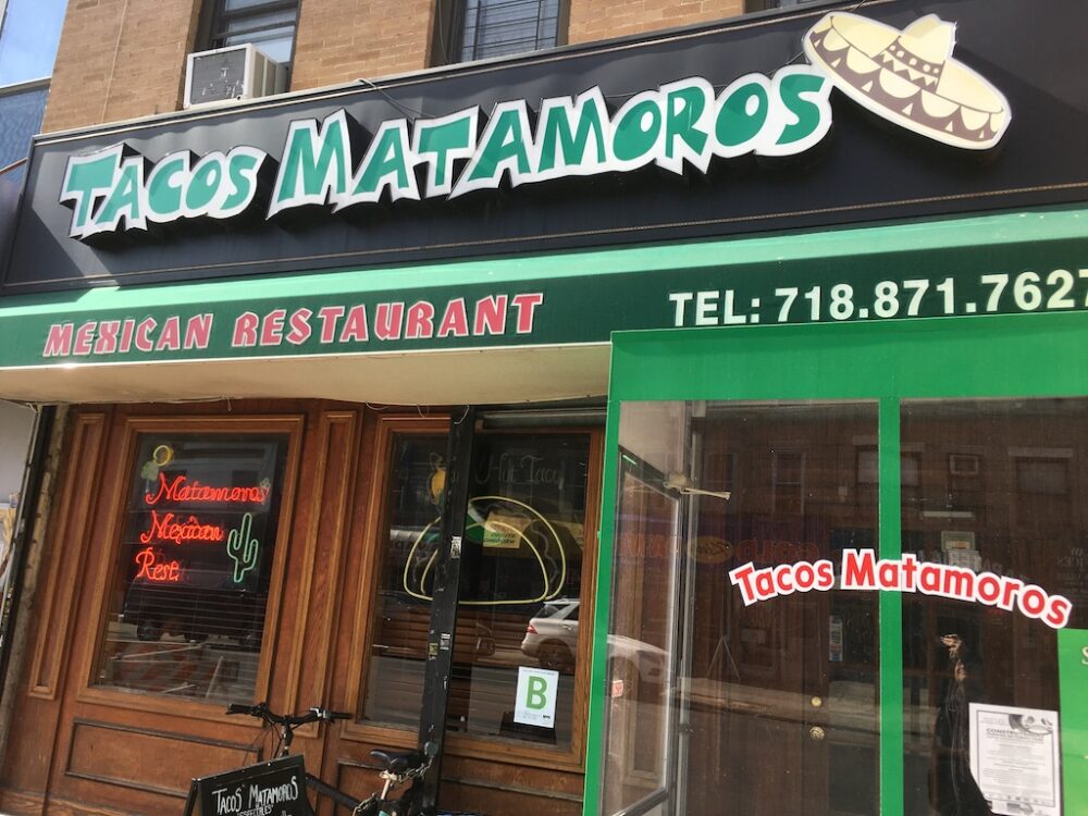 DISH OF THE WEEK: Tacos at TACOS MATAMOROS – Eat This NY
